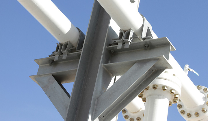 structural-steel-with-clamps | CTS Industries